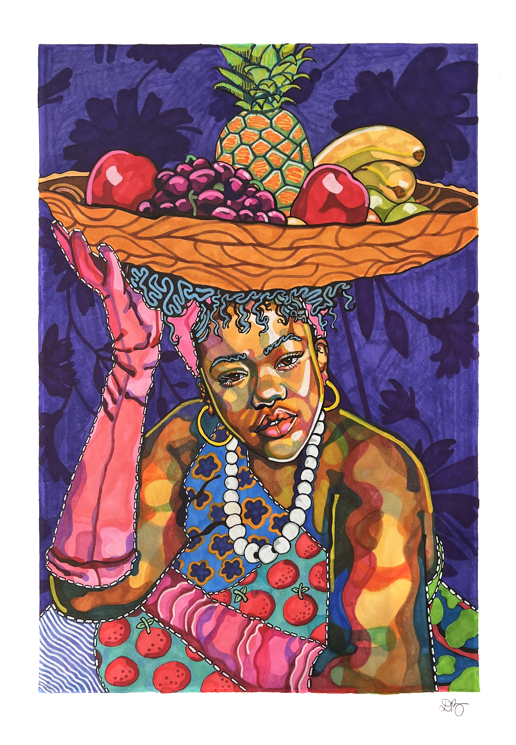In the Paint Artist - Domonique Brown | Los Angeles Lakers