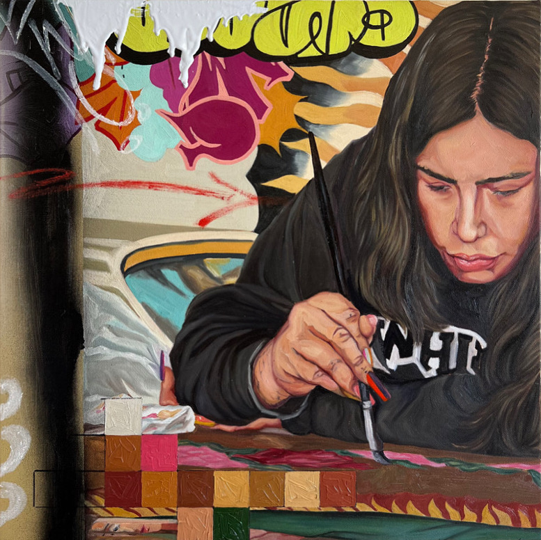 In the Paint Artist - Jacqueline Valenzuela | Los Angeles Lakers