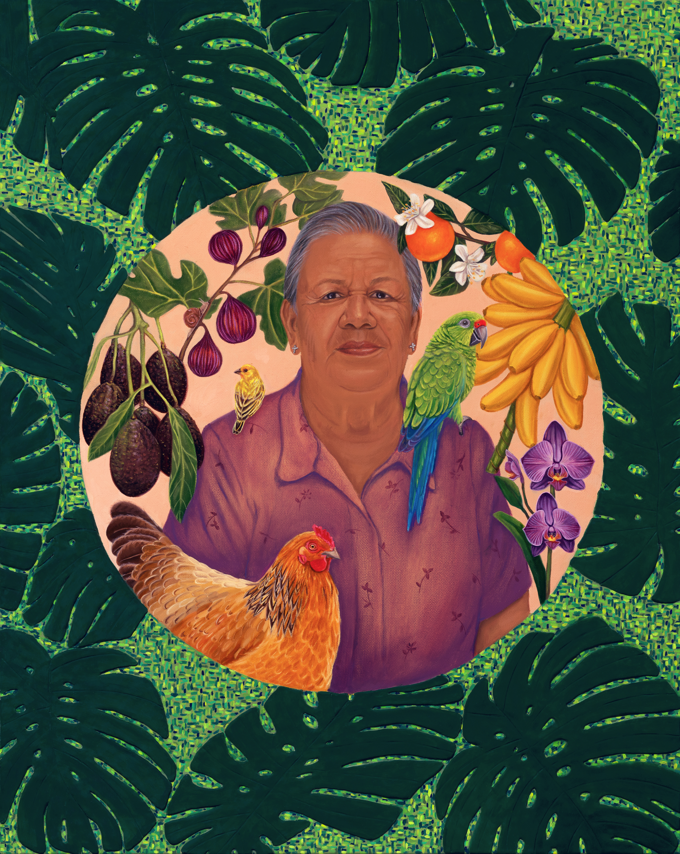 In the Paint Artist 24-25 - Abby Aceves | Los Angeles Lakers