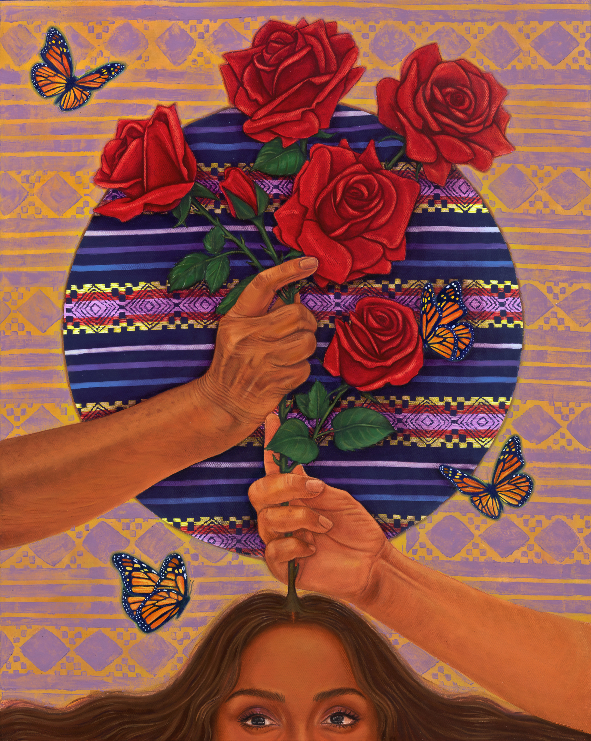 In the Paint Artist 24-25 - Abby Aceves | Los Angeles Lakers